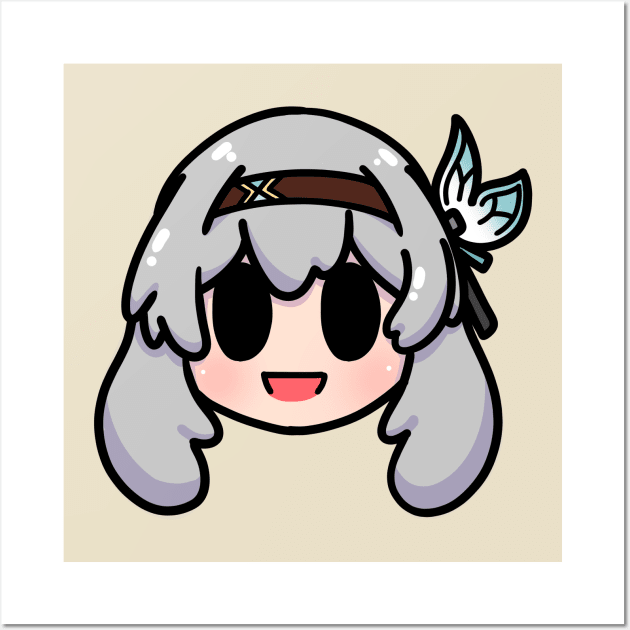 HSR Honkai star rail Firefly chibi head Morcaworks - Firefly - Posters ...