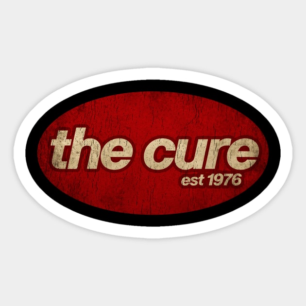 The Cure - Vintage - The Cure - Sticker | TeePublic