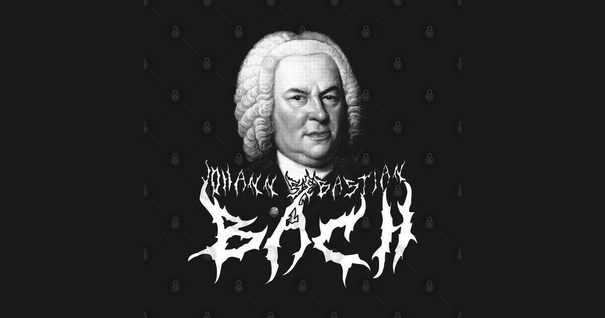 Bach Metal - Music - T-Shirt | TeePublic
