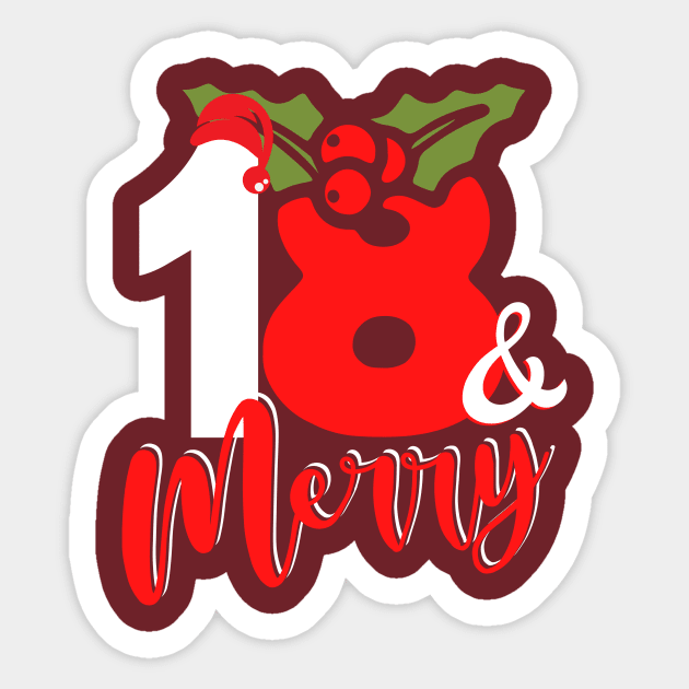 18th December 18 bday birthday - December Birthday Women - Sticker ...