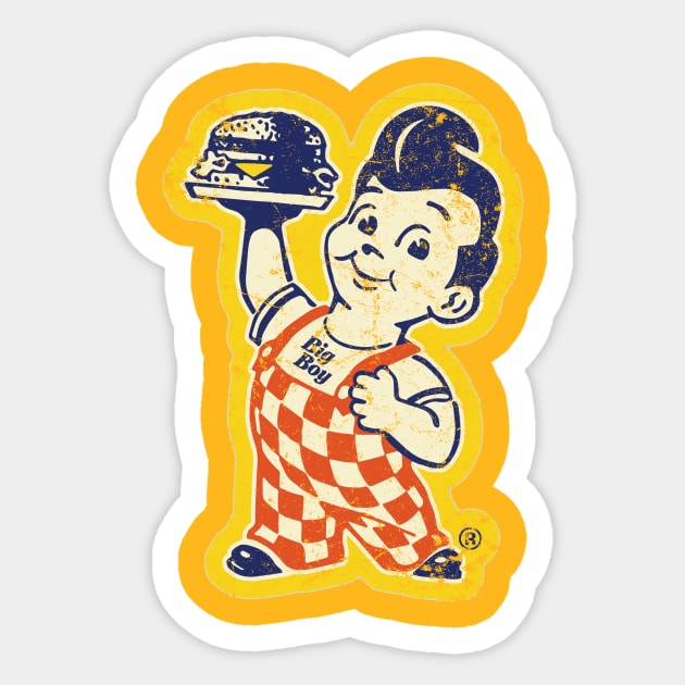 Vintage Big Boy - Big Boy - Sticker | TeePublic