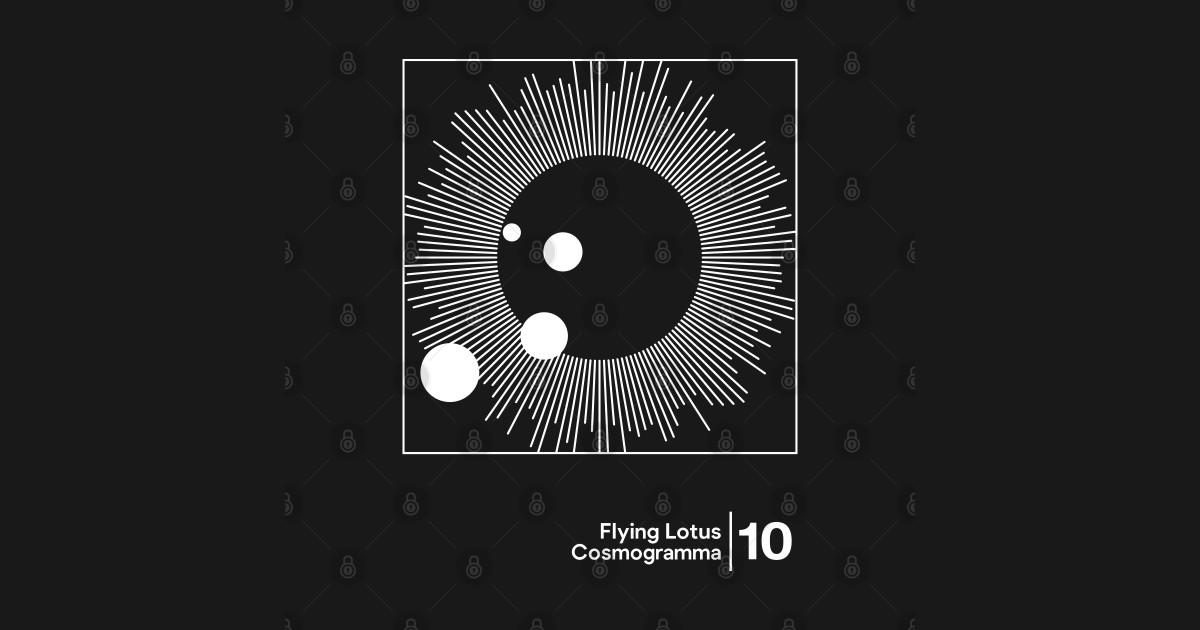 Cosmogramma / Minimalist Graphic Artwork Fan Design - Flying Lotus - T ...