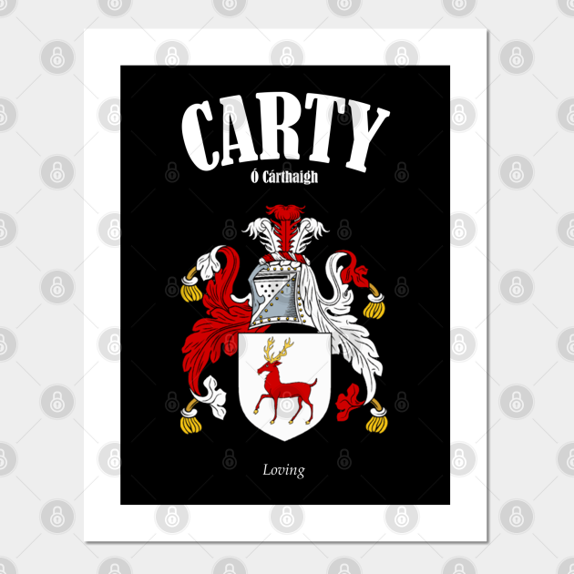 Carty Family Coat of Arms Translation and Meaning - Carty - Posters and ...