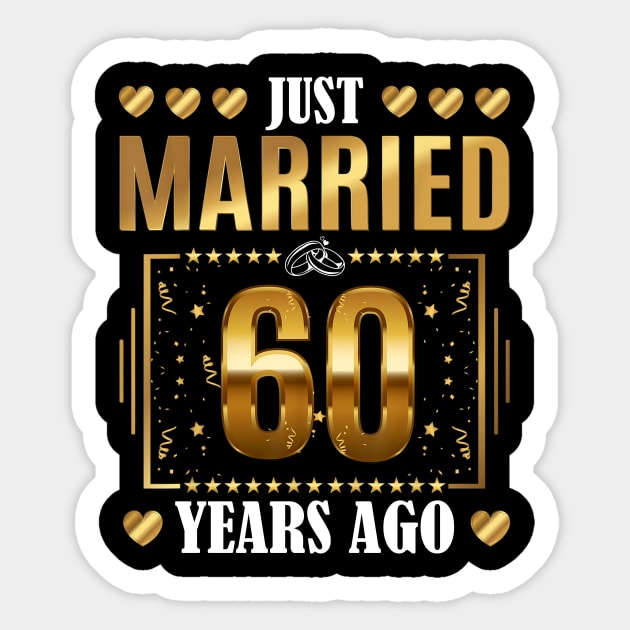 Just Married 60 Years Ago 60th Wedding Anniversary Couples - Wedding ...