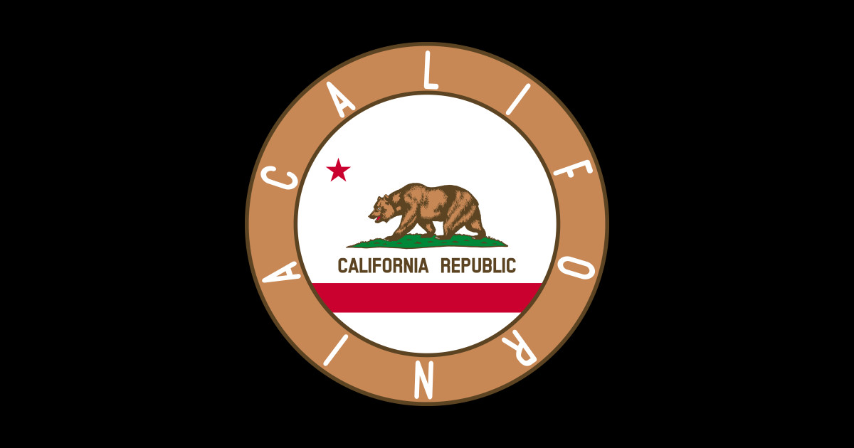 California Flag Decal - California - Sticker | TeePublic