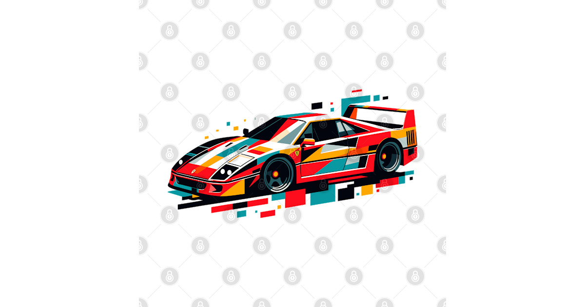 Ferrari F40 - Ferrari - T-Shirt | TeePublic