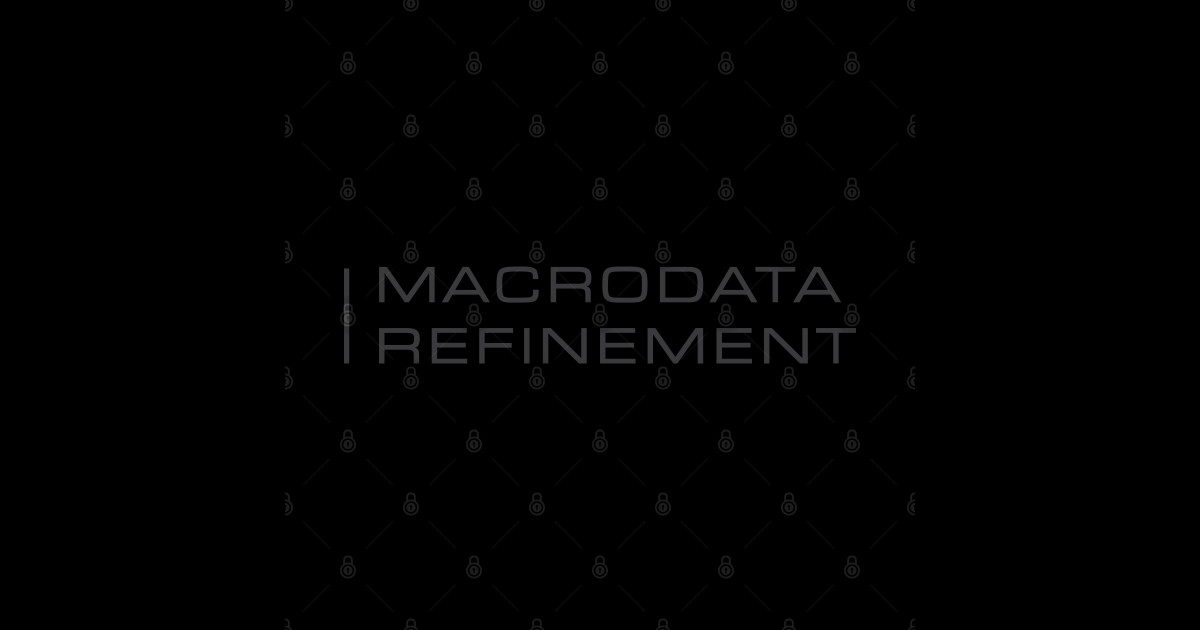 Lumon Macrodata Refinement Work - Severance - Sticker | TeePublic