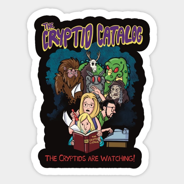 Zoinks! It's the Cryptid Catalog! - Cryptid Catalog - Sticker | TeePublic