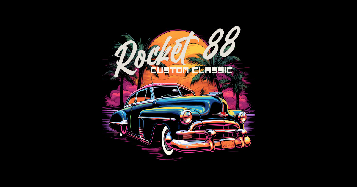 Oldsmobile Rocket 88 - Oldsmobile Rocket 88 - Sticker | TeePublic