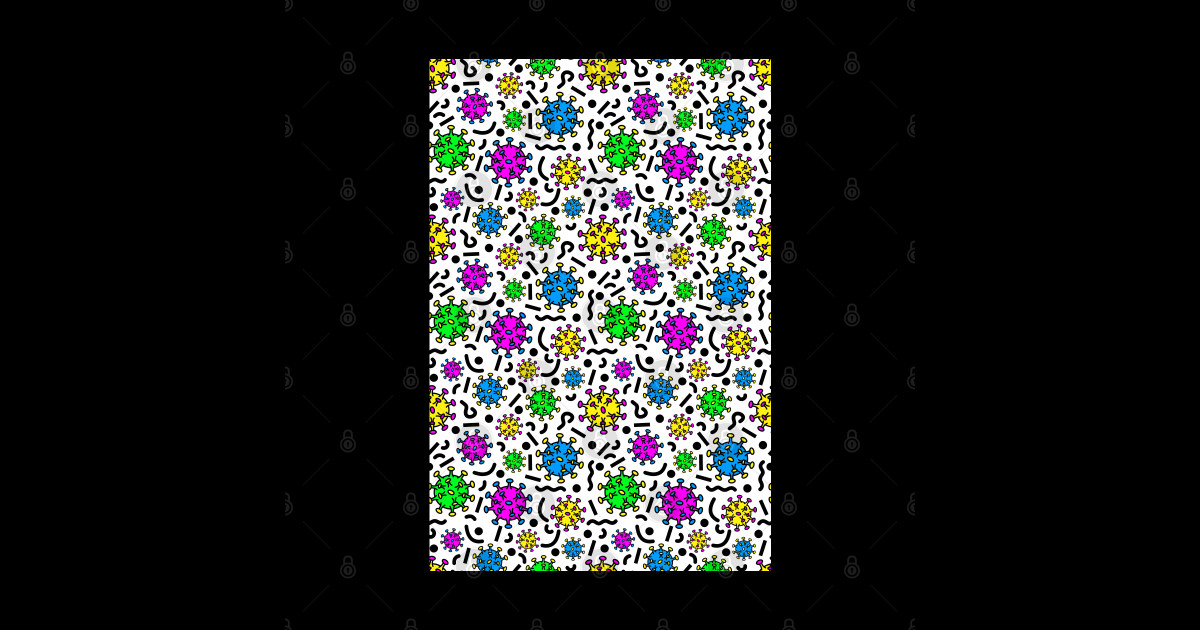 80s retro virus - 80s - Sticker | TeePublic