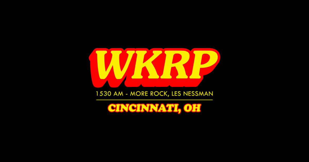 WKRP logo Classic - Wkrp Logo Classic - Sticker | TeePublic