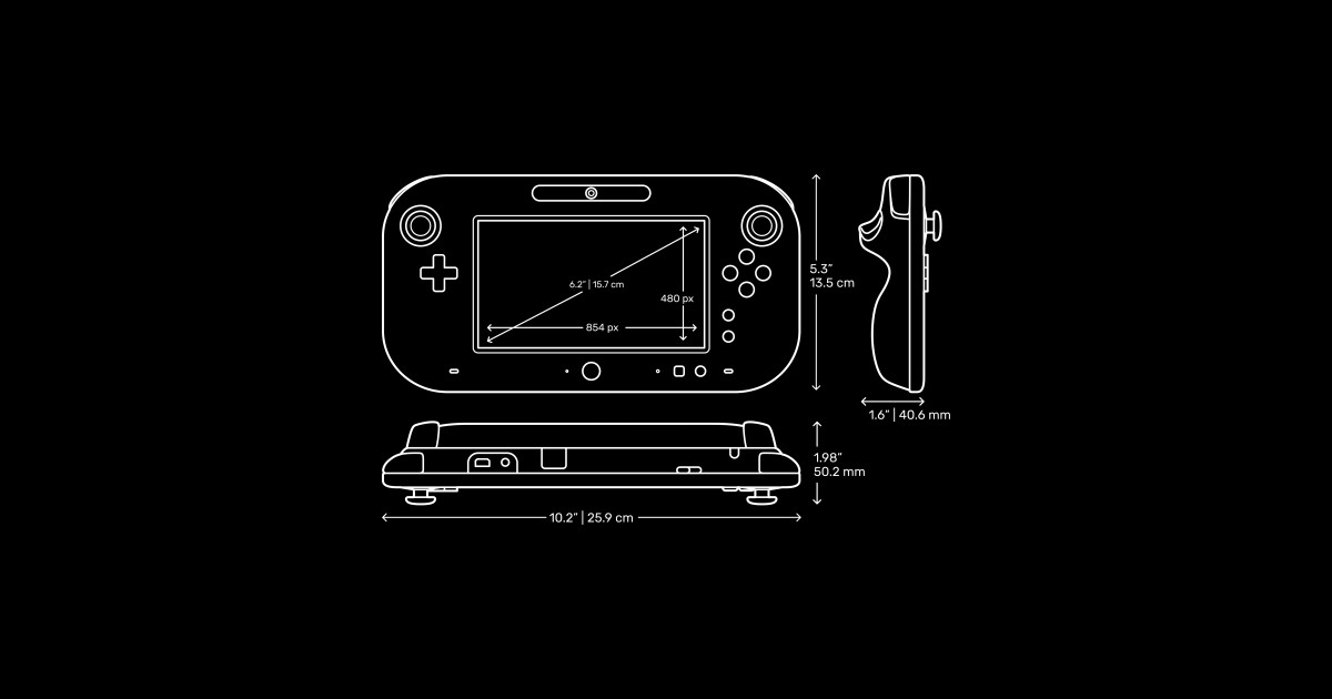 Retro Handheld Dimensions - Dimensional Art - Posters and Art Prints ...