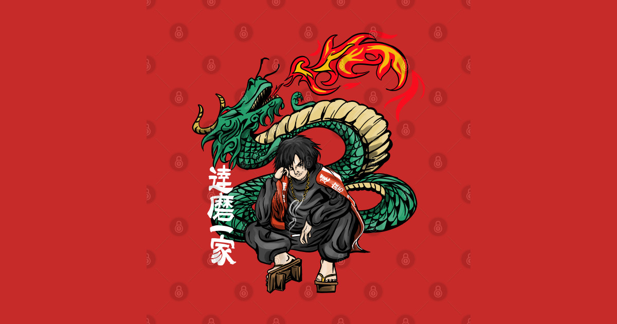 Hyuga Norihisa Daruma Ikka - High And Low - T-Shirt | TeePublic