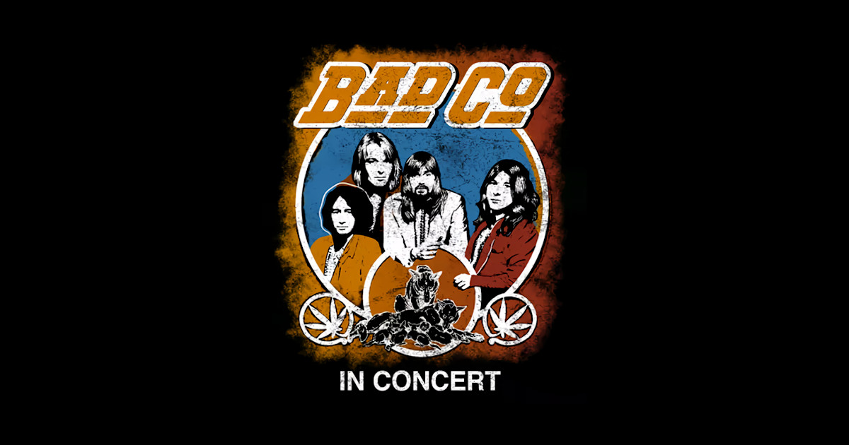 In Concert Rock n Roll Chicago - Bad Band Company - Sticker | TeePublic