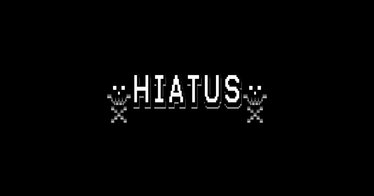 Black and White Hiatus - Fandom - Sticker | TeePublic