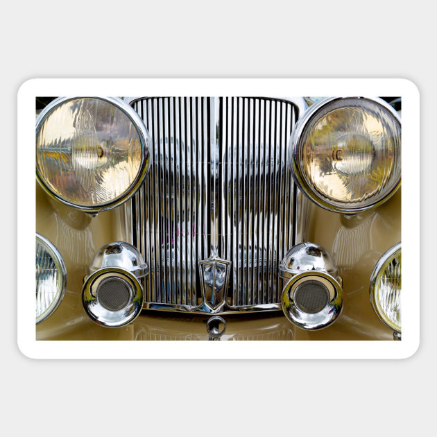 Vintage Car Radiator Grill, 1948 Triumph Roadster - Vintage Automobile ...