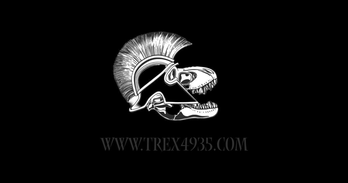 Trojan T-Rex - Tyrannosaurus Rex - Sticker | TeePublic