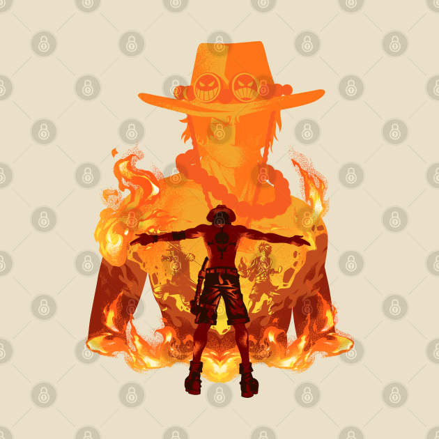 Fire Fist Ace - One Piece - T-Shirt | TeePublic
