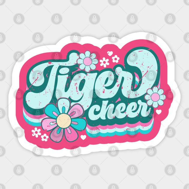 Tiger Cheer - Cheering - Tiger Cheer - Sticker | TeePublic