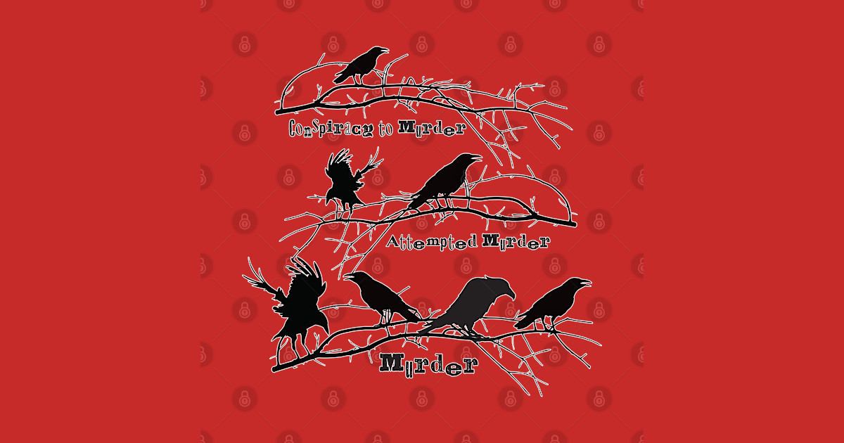 A Murder of Crows - Crows - T-Shirt | TeePublic