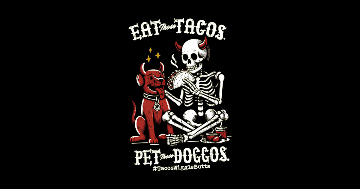Taco and Doggo - Taco And Doggo - Sticker | TeePublic