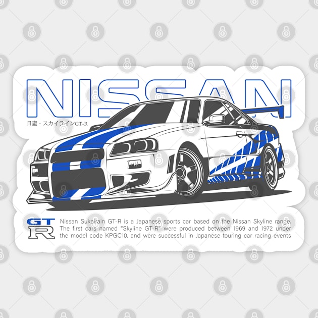 Nissan Skyline GT-R 34 JDM Grey Line Version - Nissan Skyline Gtr R34 ...