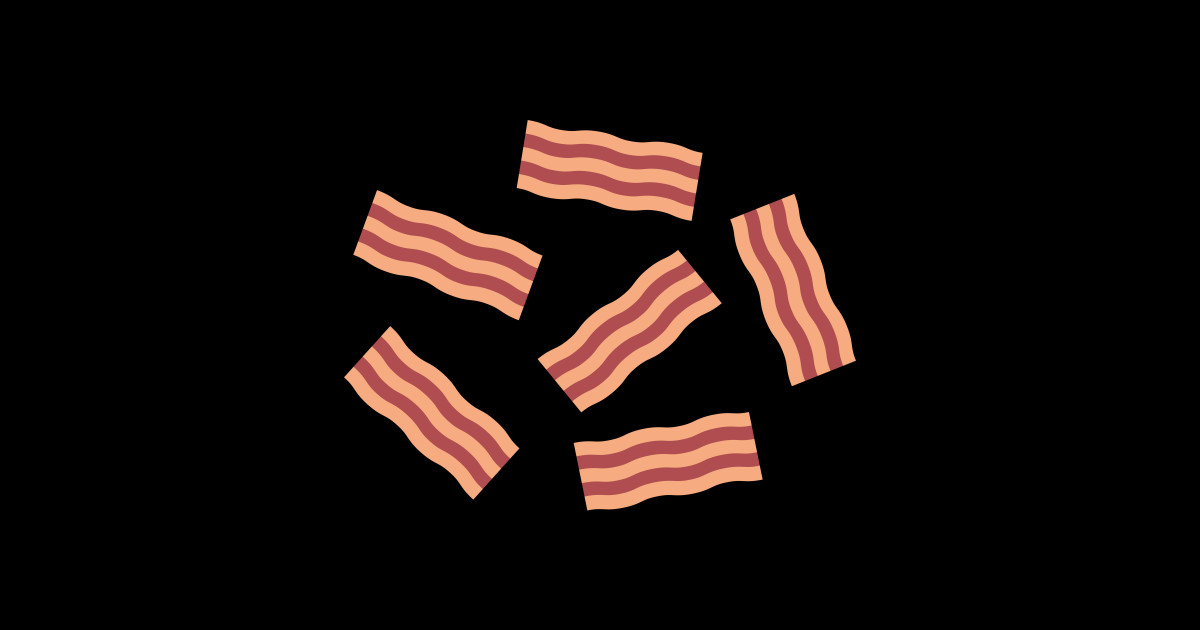 Bacon Rashes - Bacon - Sticker | TeePublic