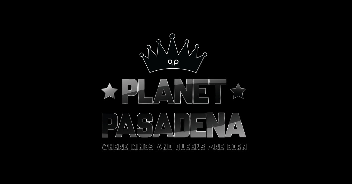 Planet Pasadena small logo - Pasadena California - Sticker | TeePublic