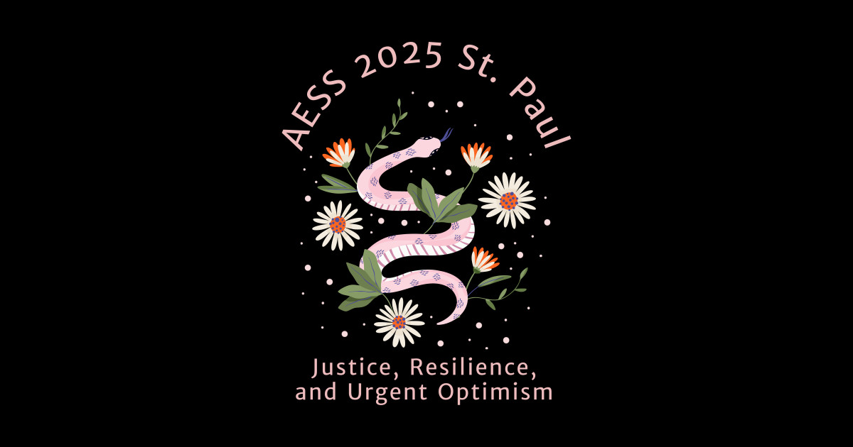 AESS Conference snake design - Snake Flowers - Sticker | TeePublic