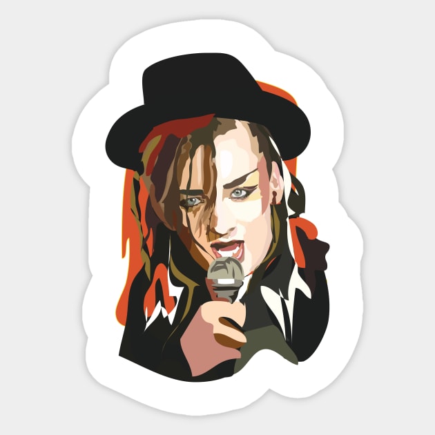 Boy George - Boy George - Sticker | TeePublic