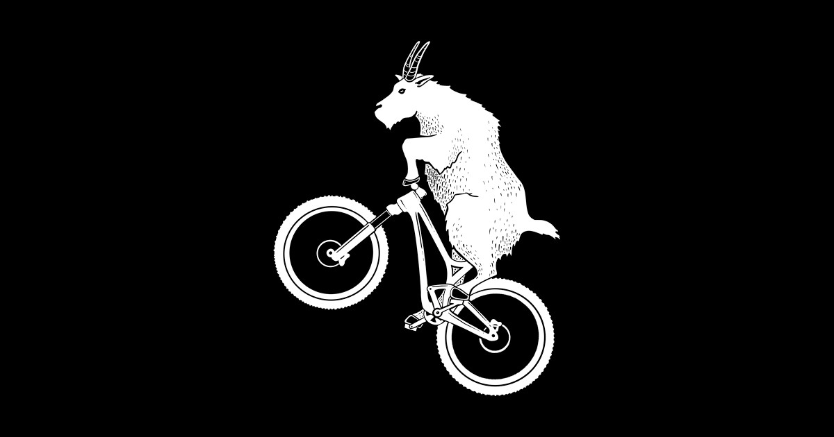 Mountain Bike Goat - Mountain Bike Goat - Posters and Art Prints ...