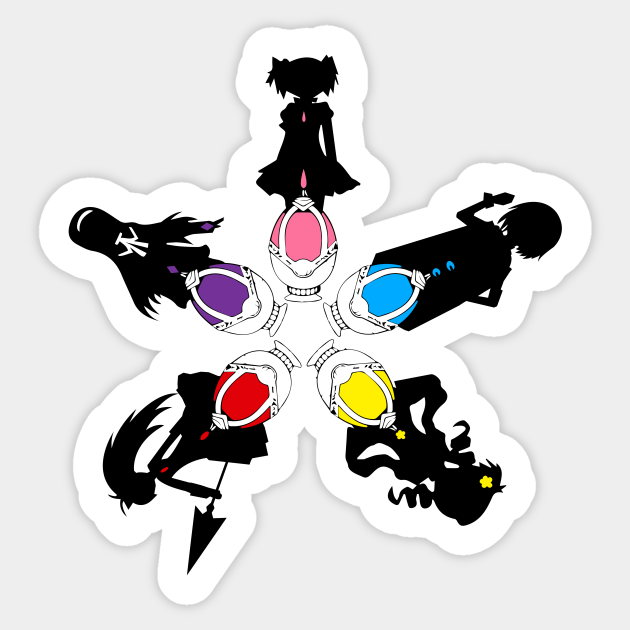 Holy Quintet - Madoka Magica - Sticker | TeePublic