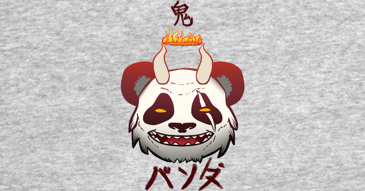 Demon Panda - Panda - T-Shirt | TeePublic