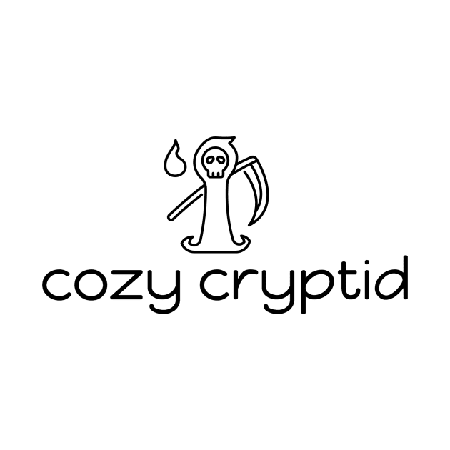 Cozy Cryptid Logo Black - Podcast - T-Shirt | TeePublic
