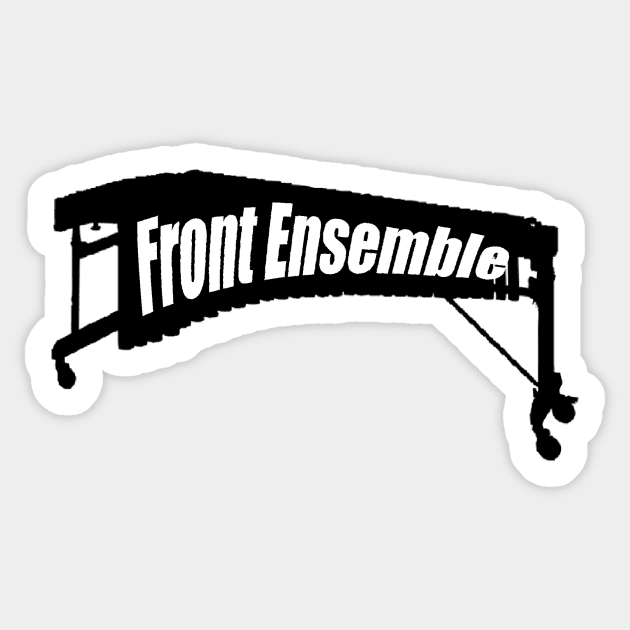 Front Ensemble Pit Design - Band - Sticker | TeePublic