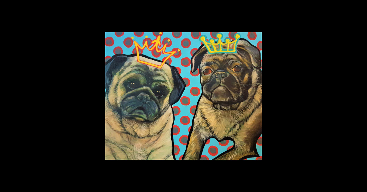 Pug Lords - Pugs - Sticker | TeePublic
