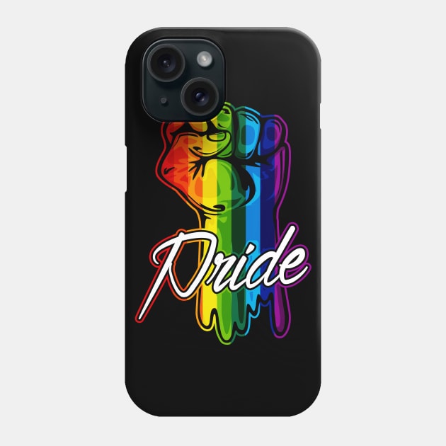 Gay Pride Rainbow Fist LGBT - Lgbt - Phone Case | TeePublic
