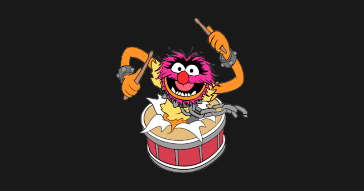 Animal Drummer The Muppets Show - Muppets - Long Sleeve T-Shirt | TeePublic
