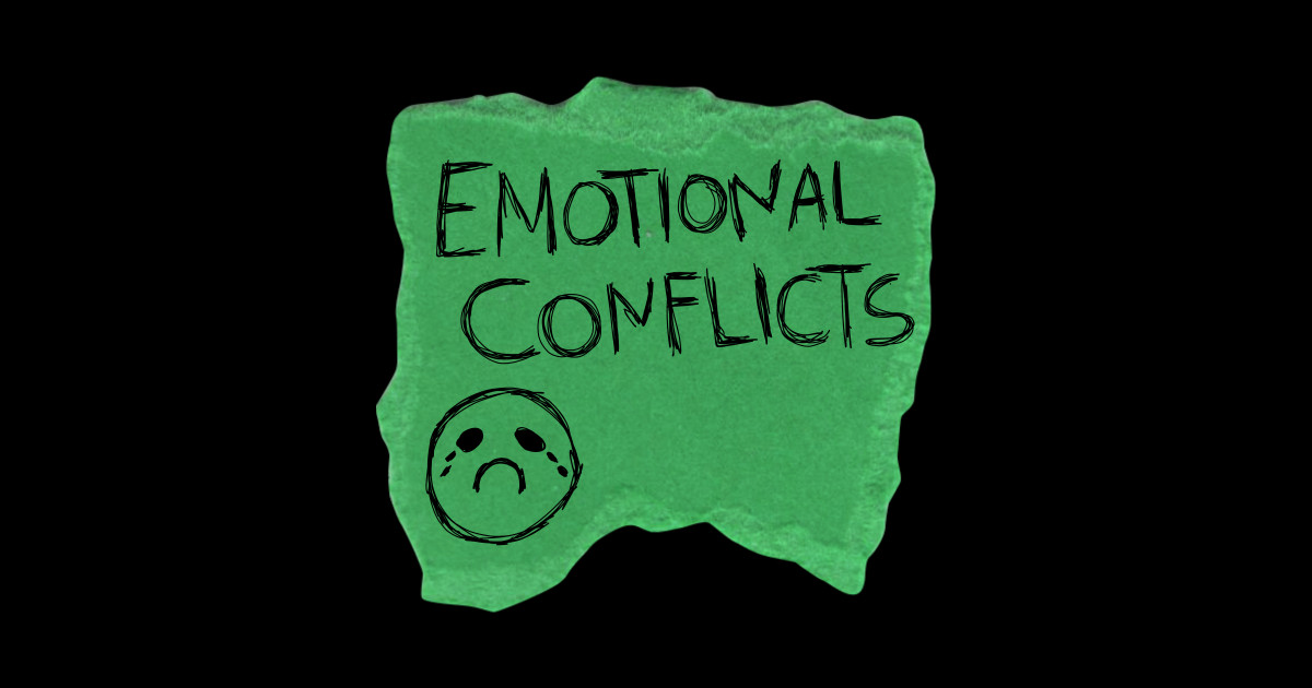 Emotional Conflicts - Emotions - Sticker | TeePublic