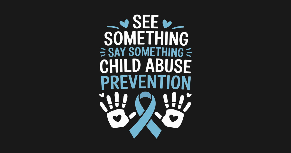 Child Abuse Prevention Ribbon April Awareness Month Blue - Child Abuse ...
