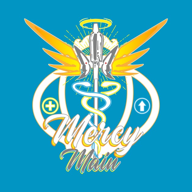 Who's your main? "Mercy" - Mercy - Pin | TeePublic