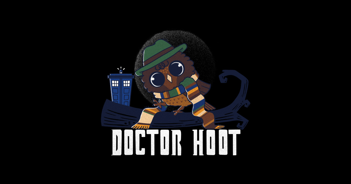 Doctor Hoot - Doctor Who - Sticker | TeePublic