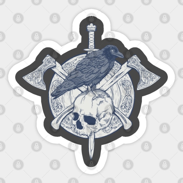 Viking shield - Ragnar - Sticker | TeePublic