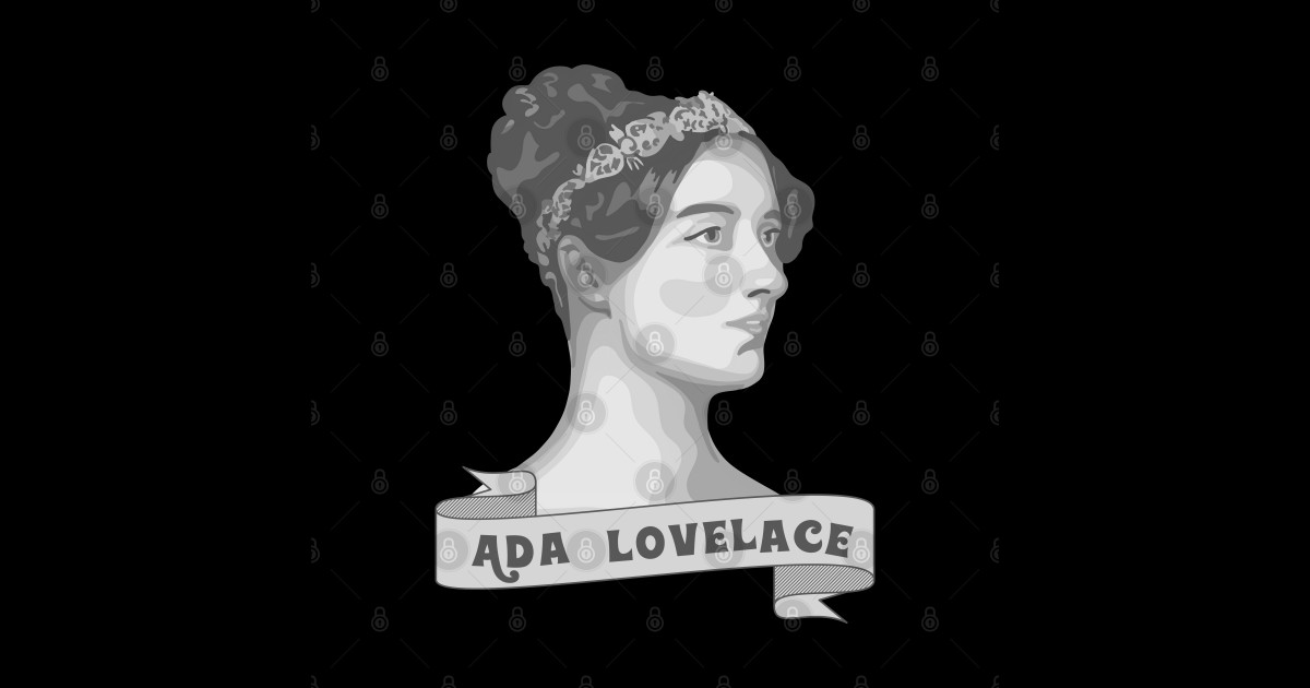 Ada Lovelace Portrait - Ada Lovelace - Sticker | TeePublic