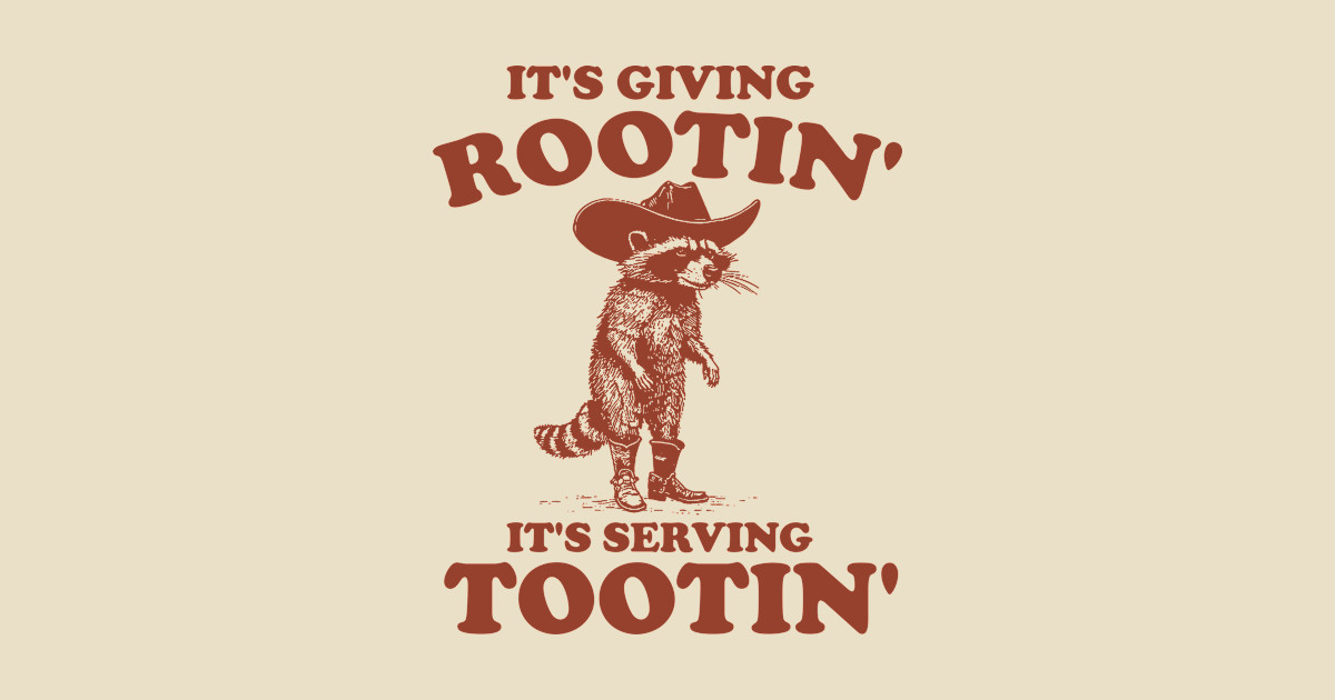it's giving rootin' it's serving tootin' Vintage Style Shirt, Retro ...