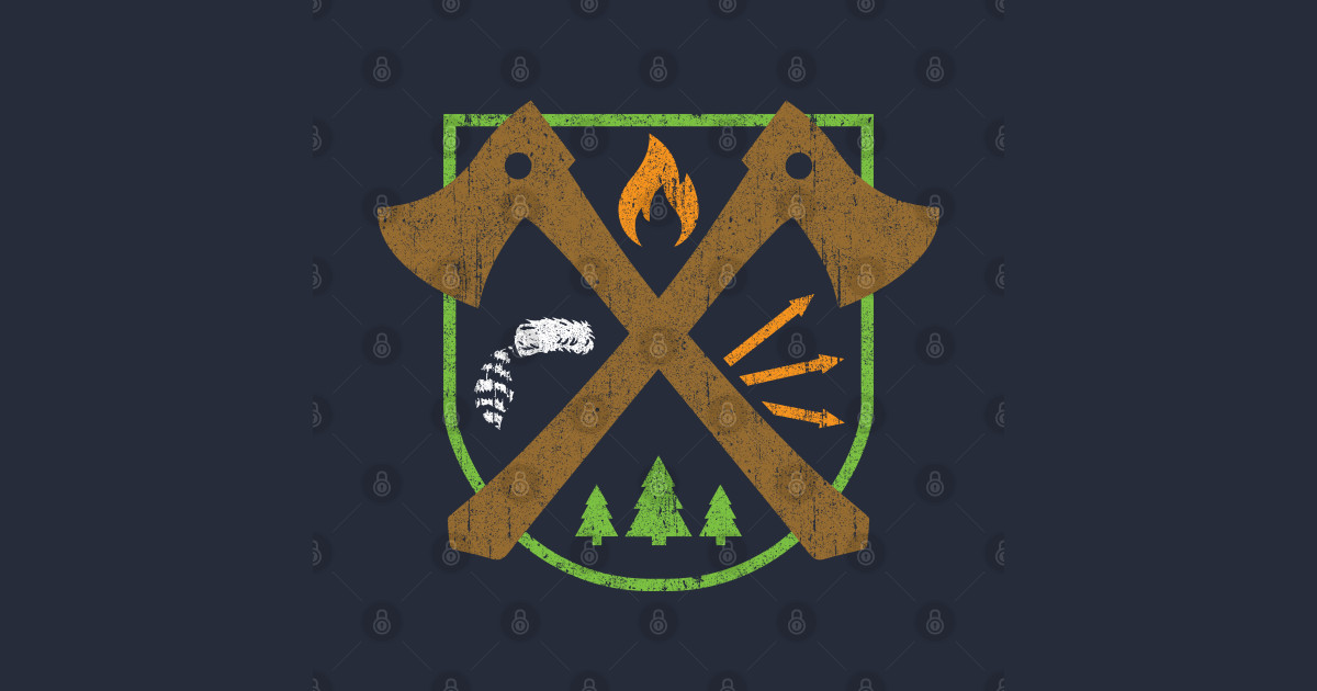 Pawnee Rangers Crest - Parks And Recreation - T-Shirt | TeePublic