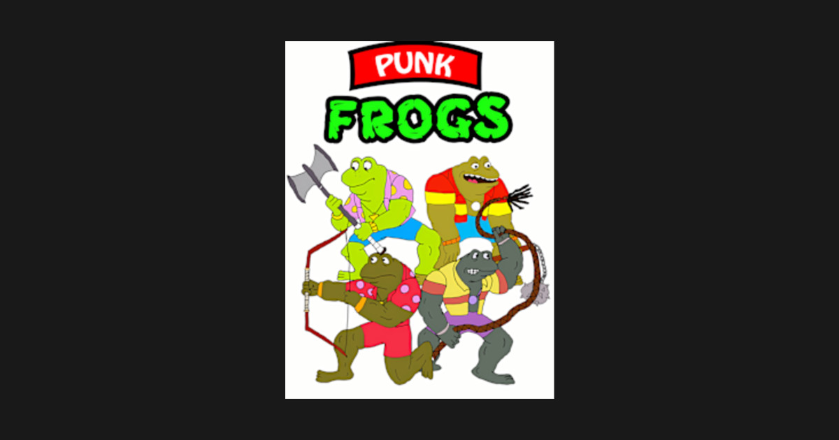 The Punk Frogs - The Punk Frogs - T-Shirt | TeePublic