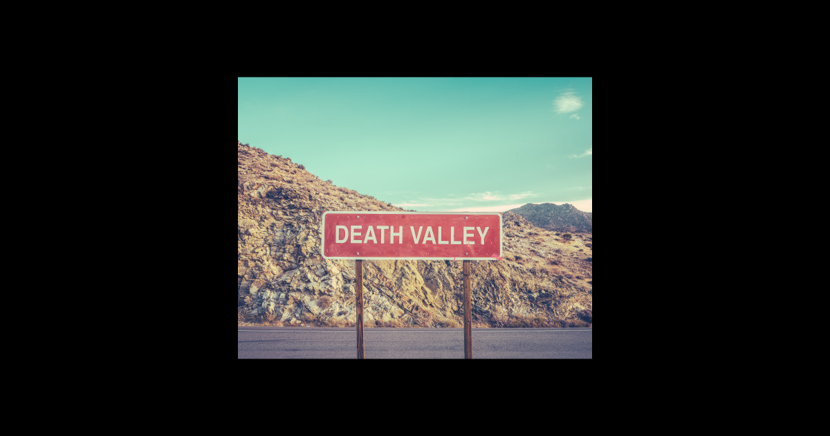 Death Valley Sign - Adventure - Sticker | TeePublic