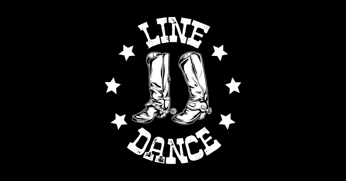 Line Dance Boots Design - Linedance - Sticker | TeePublic
