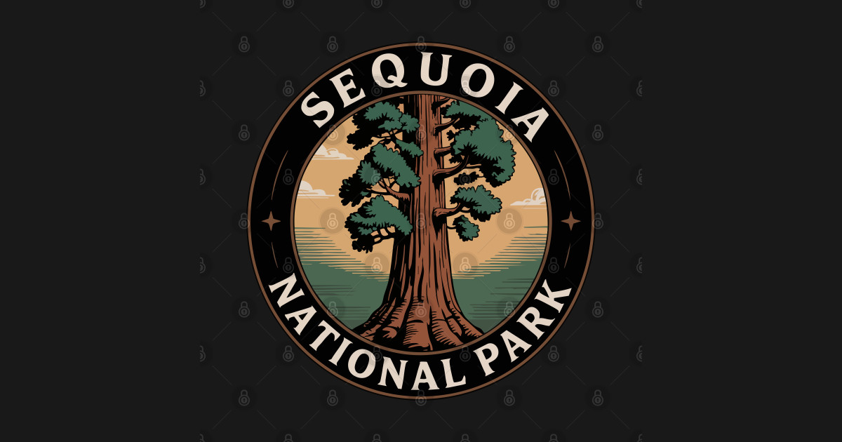 Sequoia National Park Hiking Trail Badge - Sequoia National Park - T ...
